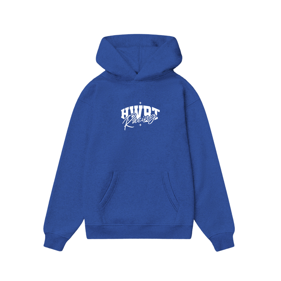 RACING STAR HEAVYWEIGHT BOXY HOODIE - COBALT – HWBT